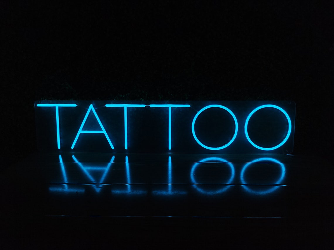Tattoo LED Neon Sign for Your Studio Wall Art Decor | Etsy