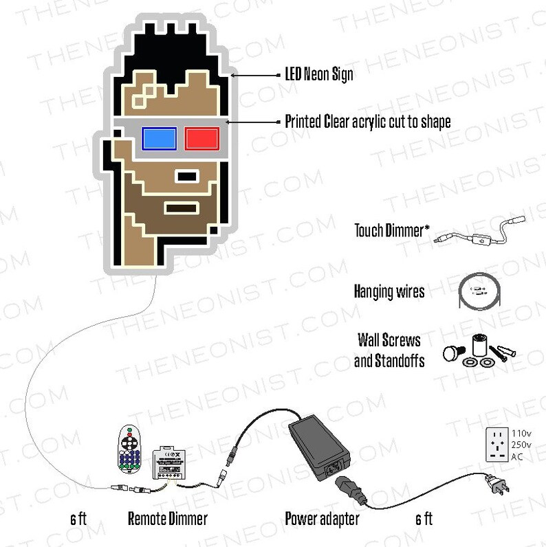 NFT Pixel Art Custom LED Neon Sign | Etsy