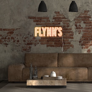 Tron Flynn's Arcade LED Neon Sign, Custom LED Neon Sign, Home Wall Art ...