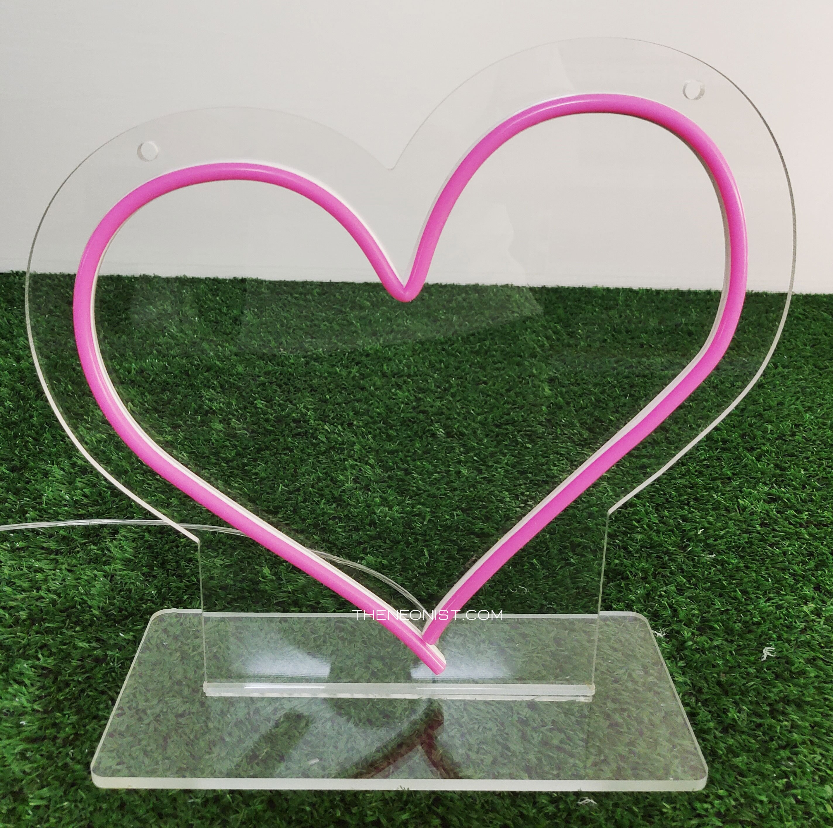 Heart LED Neon Sign // Love LED Neon Sign Wall Art Decor - Etsy