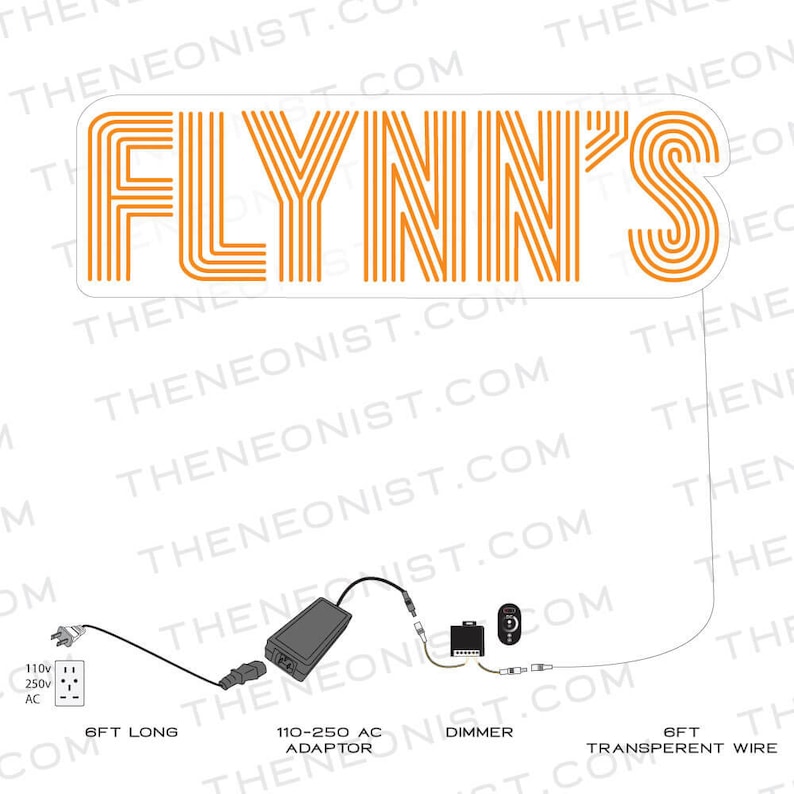 Tron Flynn's Arcade LED Neon Sign Custom LED Neon Sign - Etsy