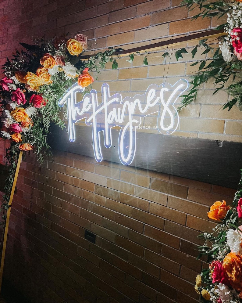 Wedding LED Neon Sign for Reception Wall Art Backdrop Decor - Etsy