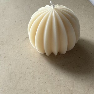 Sphere Candle Decorative Candle Modern Minimaliatic Candle - Etsy