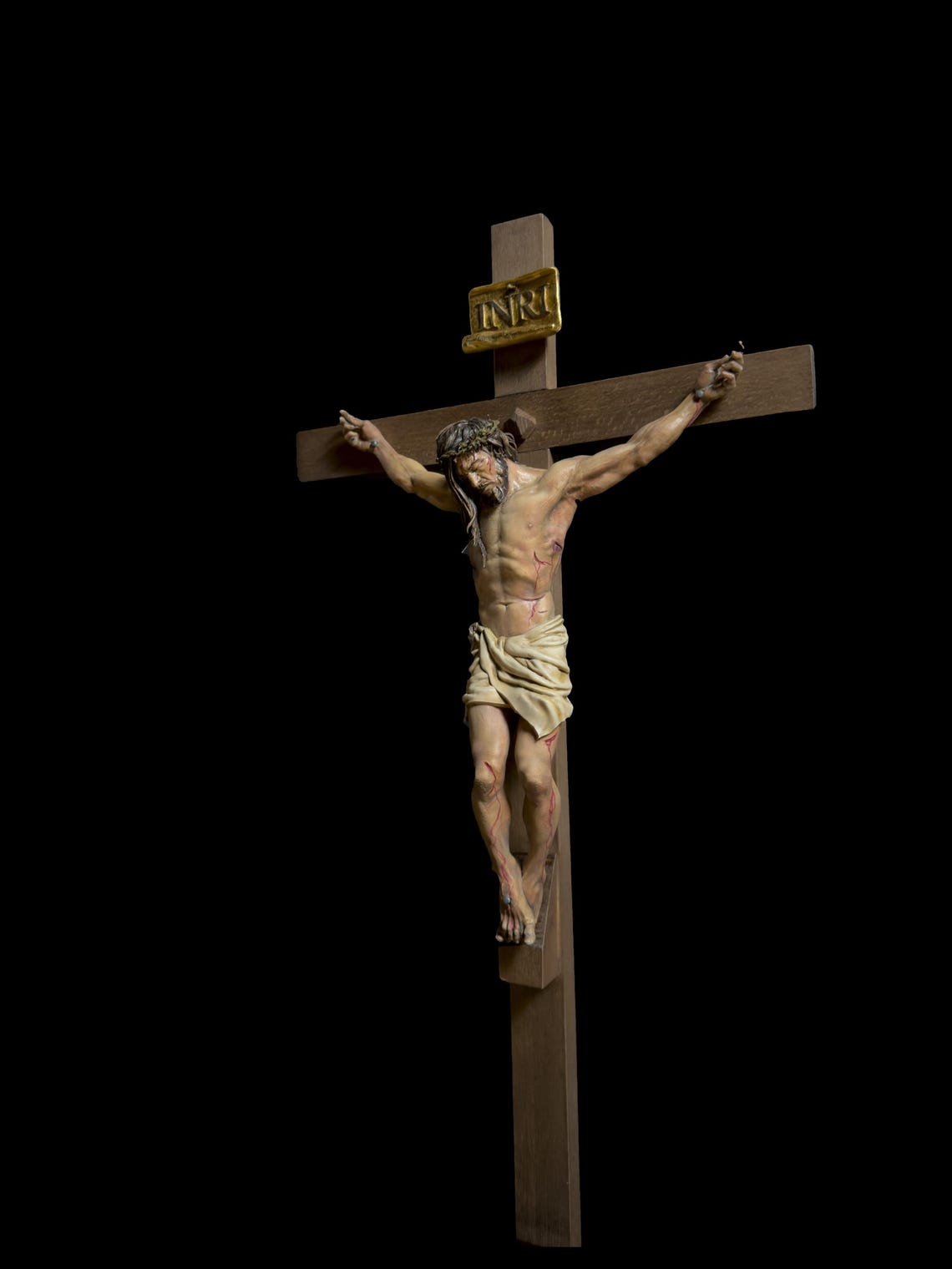 Jesus Crucifix Corpus Statue – Catholic Wall-mounted Christ Figure ...