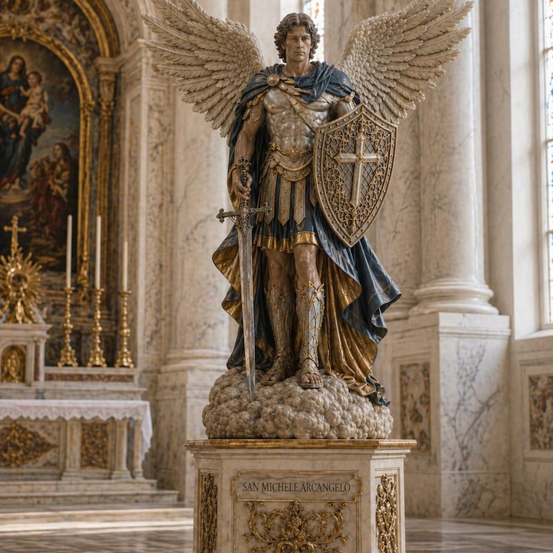St Michael Large Statue - Etsy