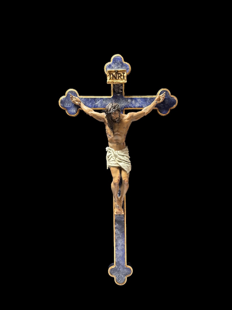 Jesus Crucifix Corpus Statue – Catholic Wall-mounted Christ Figure ...