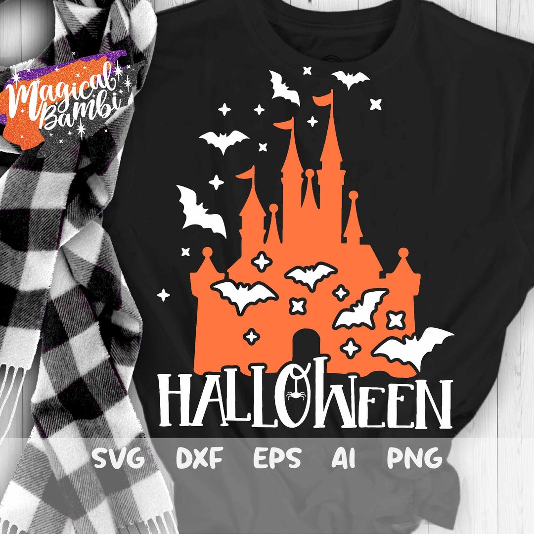 Halloween Svg, Halloween Castle Svg, Trick or Treat Svg, Spooky Castle ...