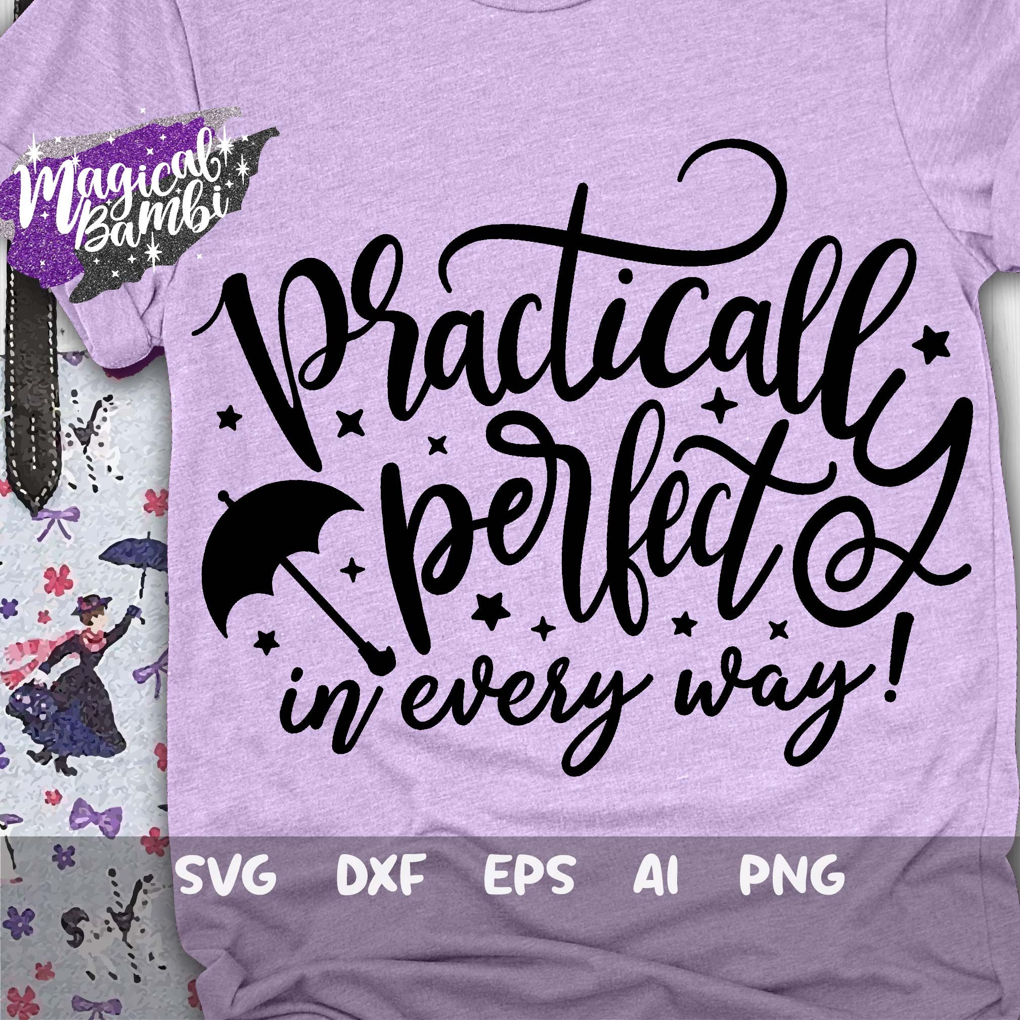 Practically Perfect SVG Magic Umbrella Svg Mouse Ears Svg - Etsy