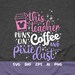 This Teacher Runs on Coffee and Pixie Dust Svg, Coffee Svg, Mouse ...
