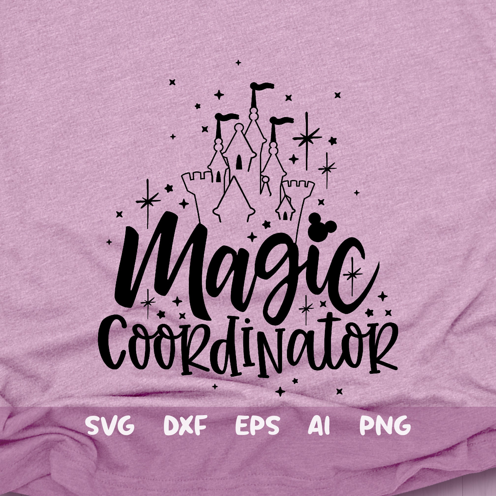 Magic Coordinator Svg Family Trip Svg Disney Trip Shirt Svg | Etsy Canada