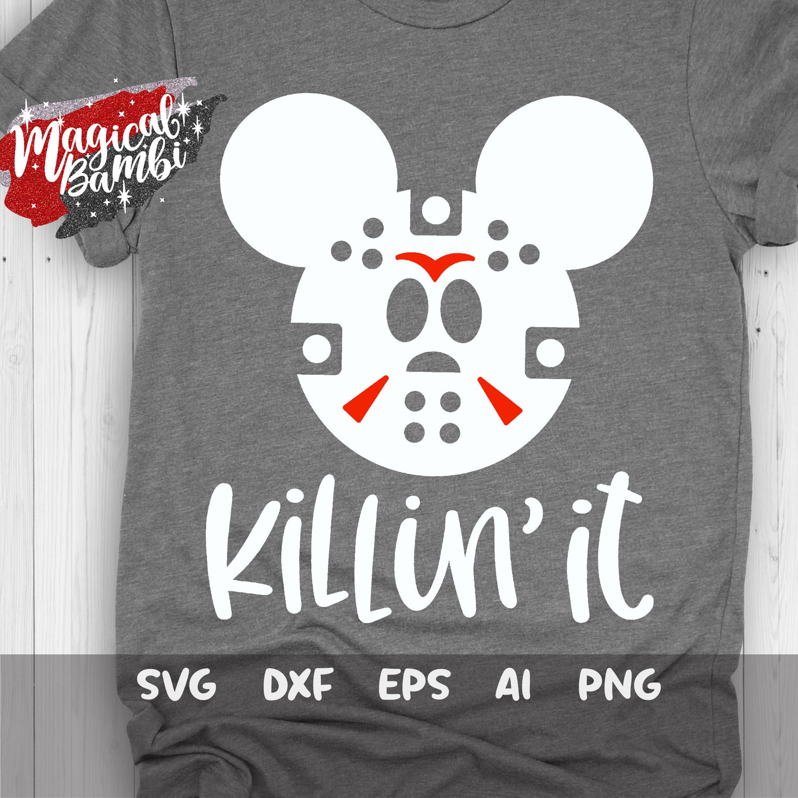 Killin' It Svg Jason Mouse Svg Friday 13th Svg Mouse - Etsy