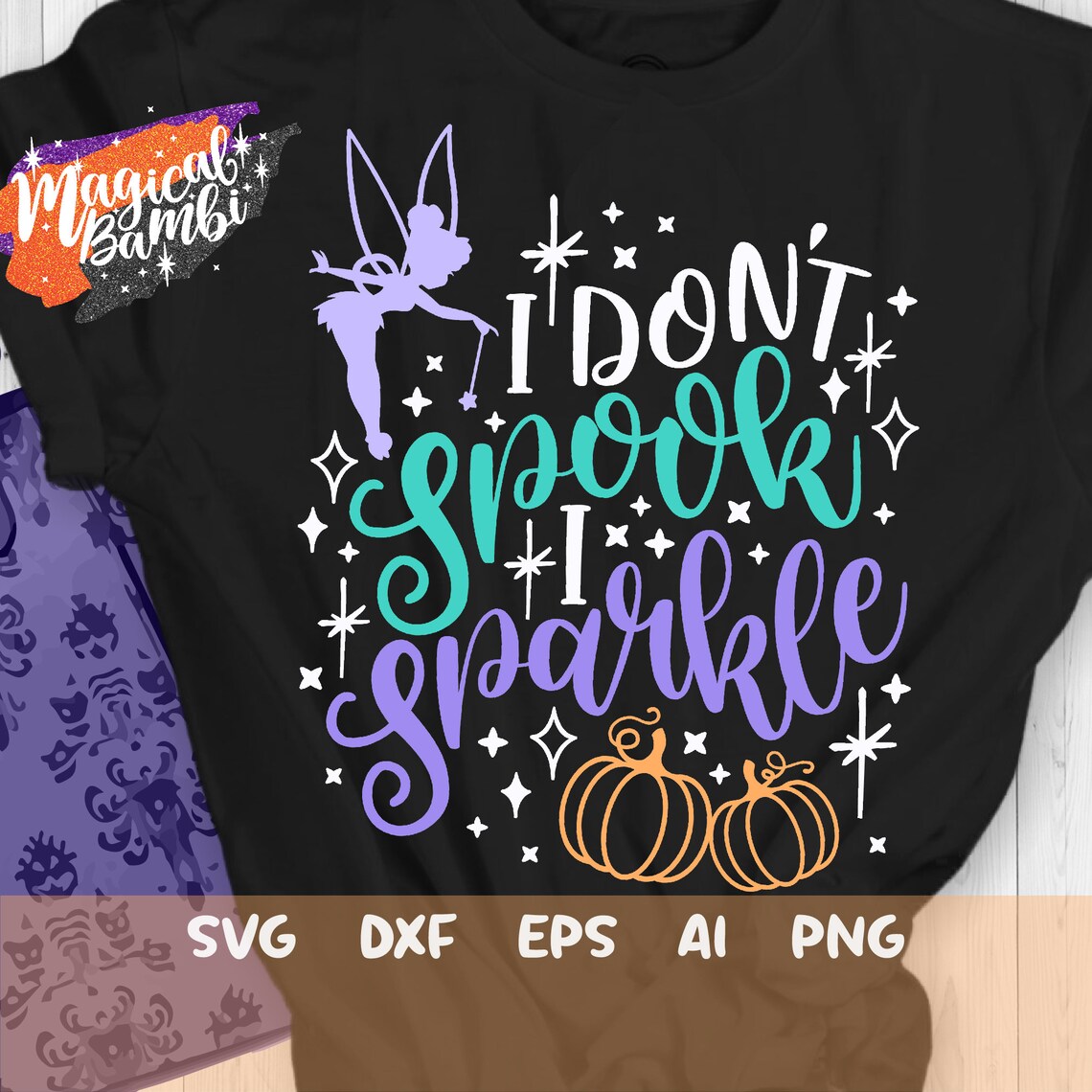 I Don't Spook I Sparkle Svg Fairy Quotes Svg Halloween - Etsy