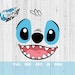 Stitch Face Svg, Stitch Face Design, Dxf, Png, Eps, - Etsy
