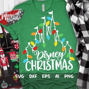 Castle Lights SVG, Christmas Svg, Christmas Trip, Magic Castle Svg ...
