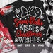 Snowflake Kisses Christmas Wishes SVG, Merry Christmas SVG, Christmas ...