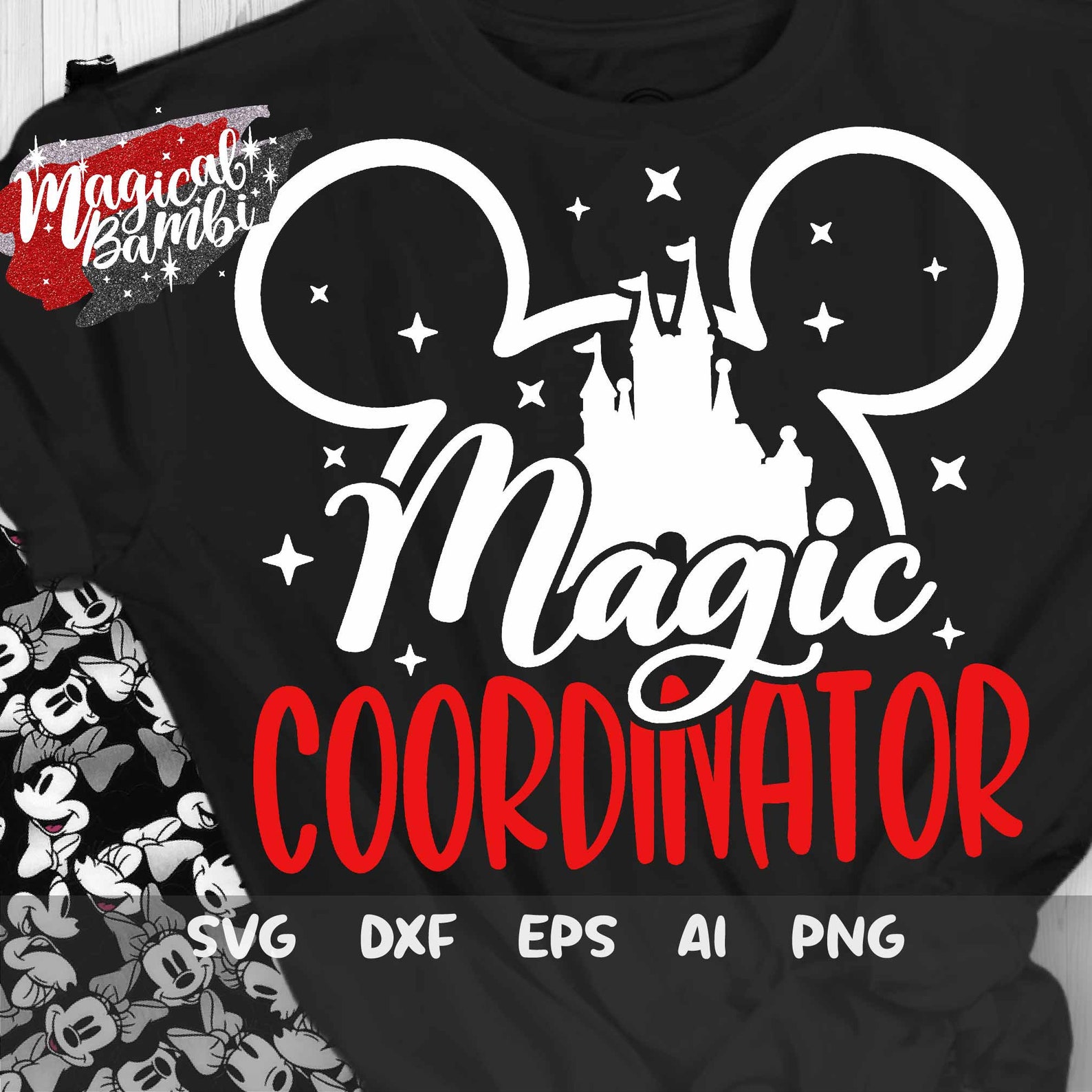 Magic Coordinator Svg Magic Mouse Svg Magical Castle Svg - Etsy