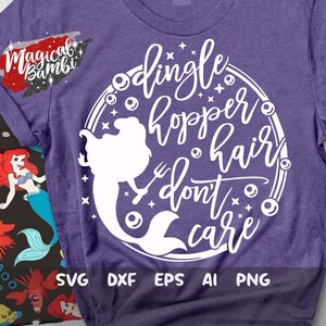 Dingle Hopper Hair Don't Care SVG, Dinglehopper Svg, Mermaid Svg ...