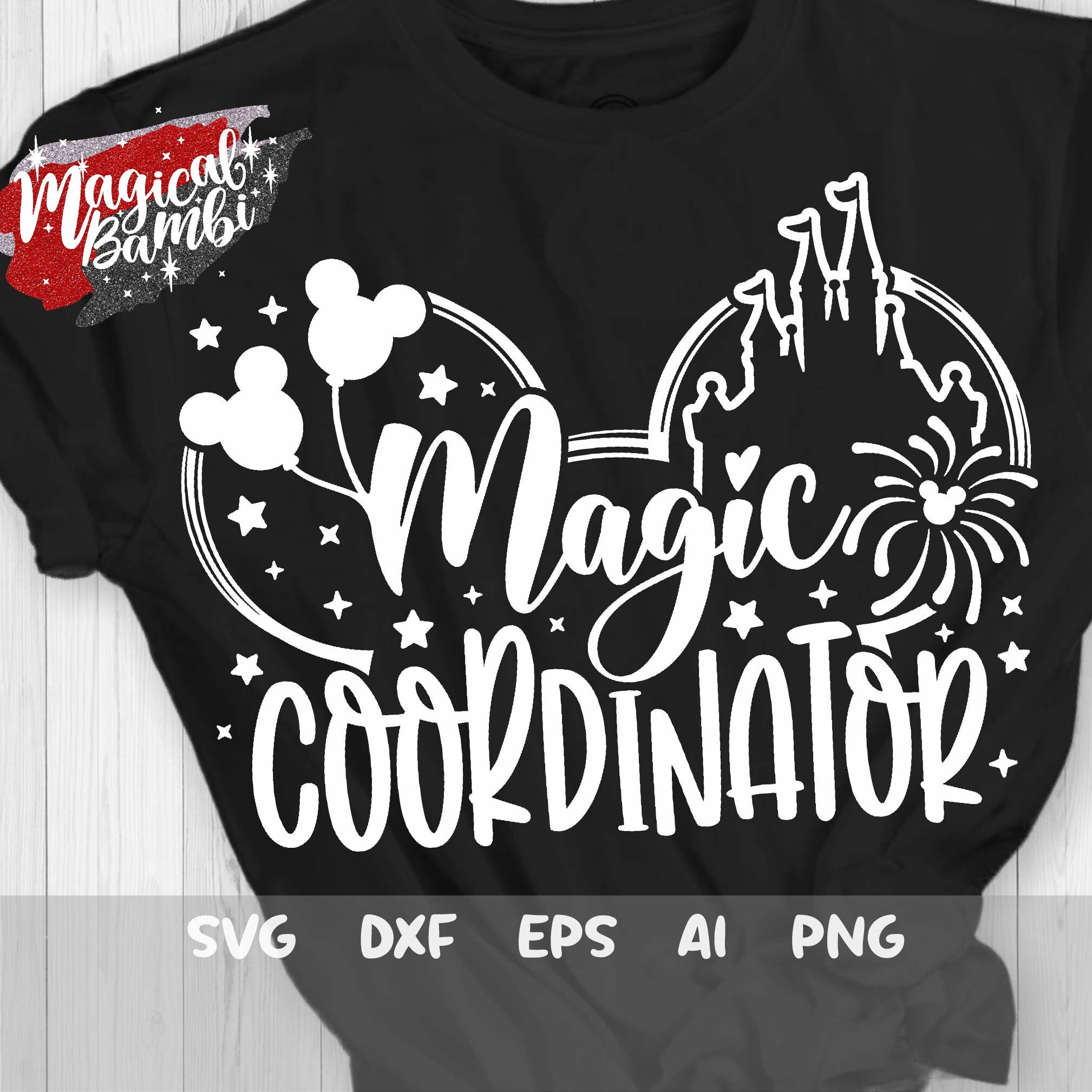 Magic Coordinator Svg Magical Trip Svg Mouse Ears Svg - Etsy