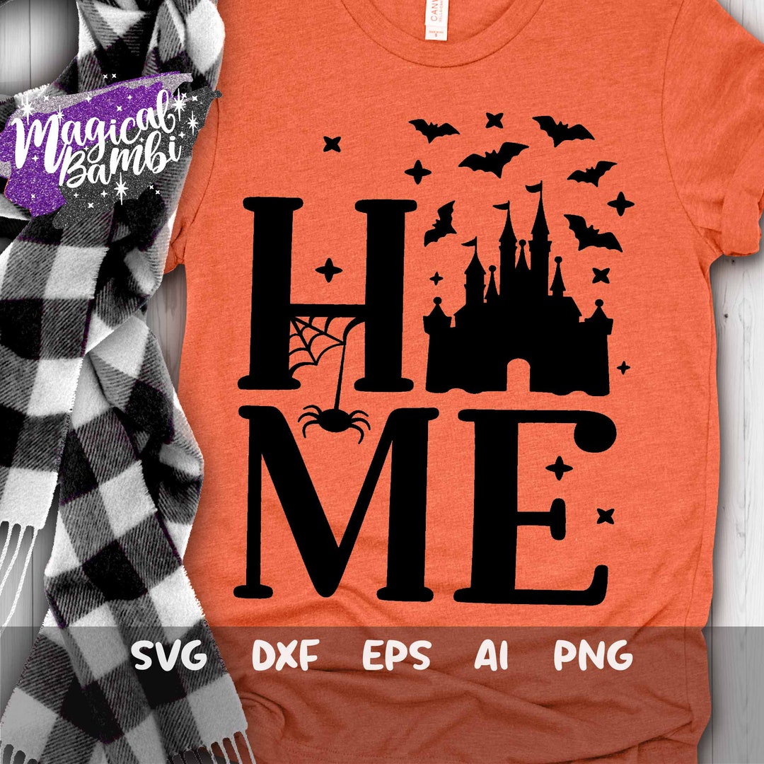 Home Svg, Halloween Castle Svg, Halloween Svg, Spooky Castle Svg ...