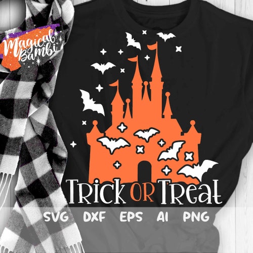 Trick or Treat SVG Halloween Castle Svg Halloween Svg | Etsy