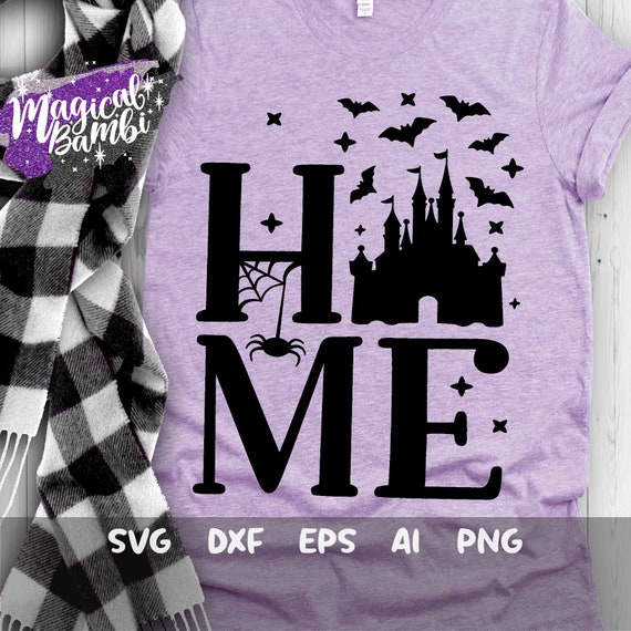 Home SVG Halloween Castle Svg Halloween Svg Spooky Castle - Etsy