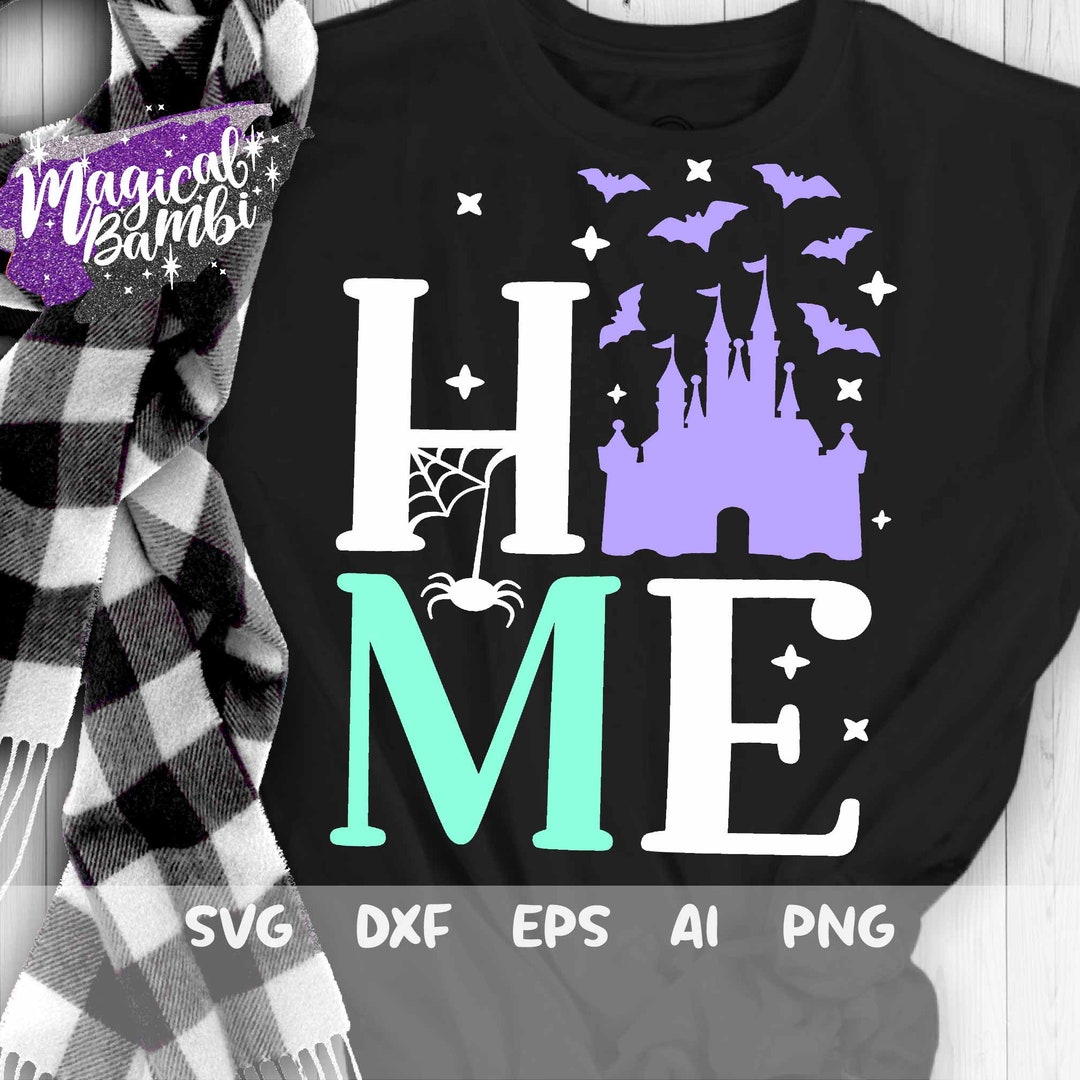 Home Svg, Halloween Castle Svg, Halloween Svg, Spooky Castle Svg ...