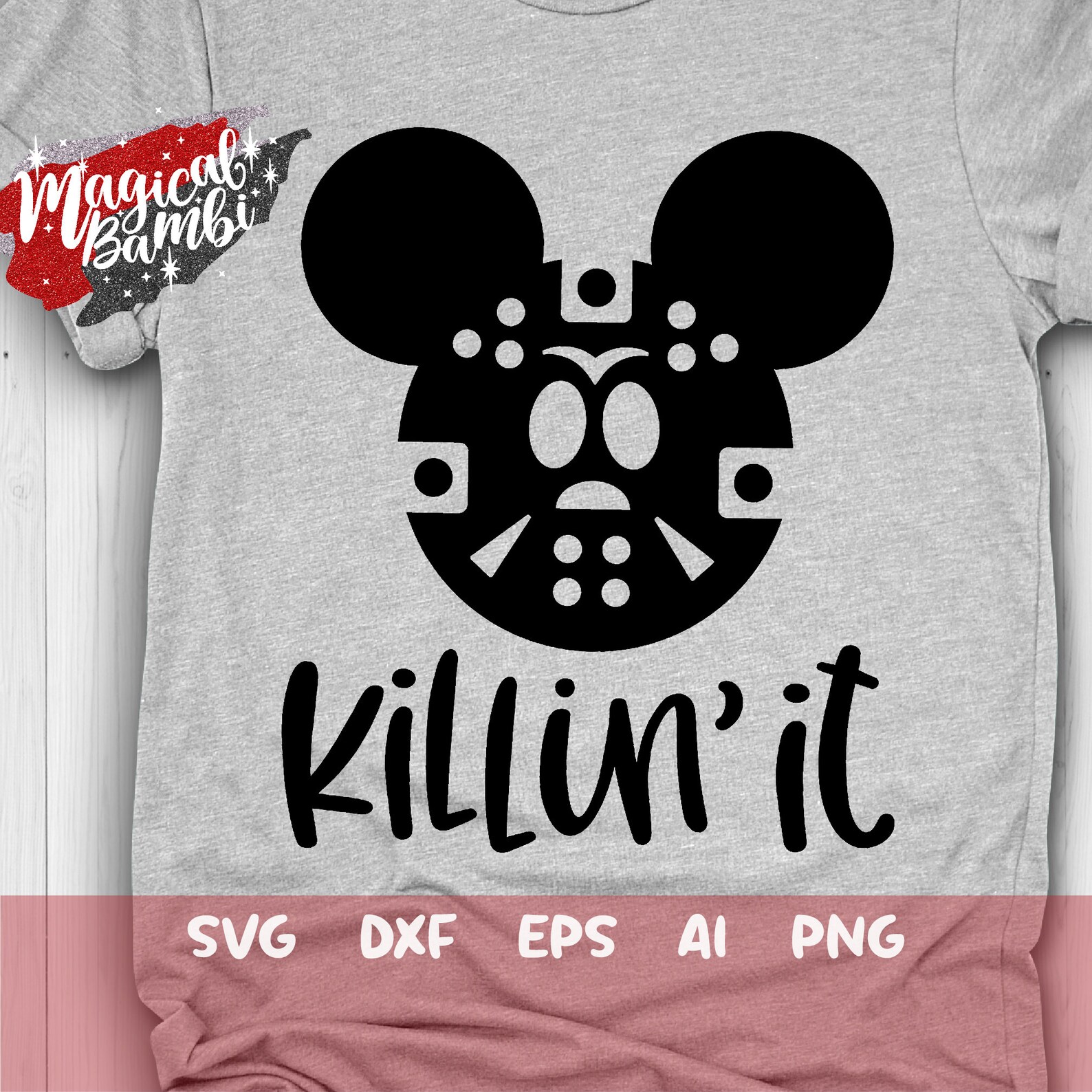 Killin' It Svg Jason Mouse Svg Friday 13th Svg Mouse - Etsy