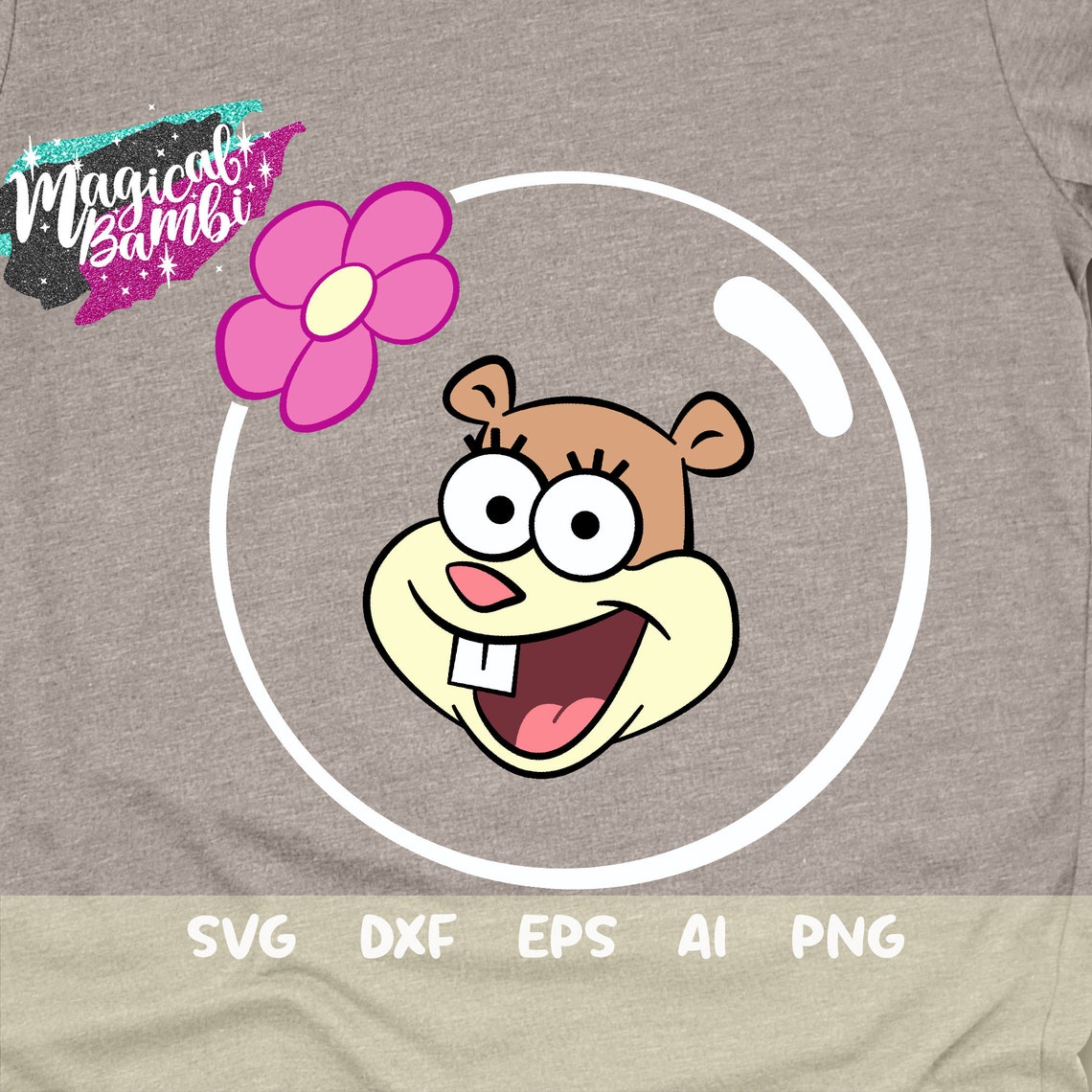 Sandy Face Svg Sandy Cut File SpongeBob Square Pants Svg | Etsy