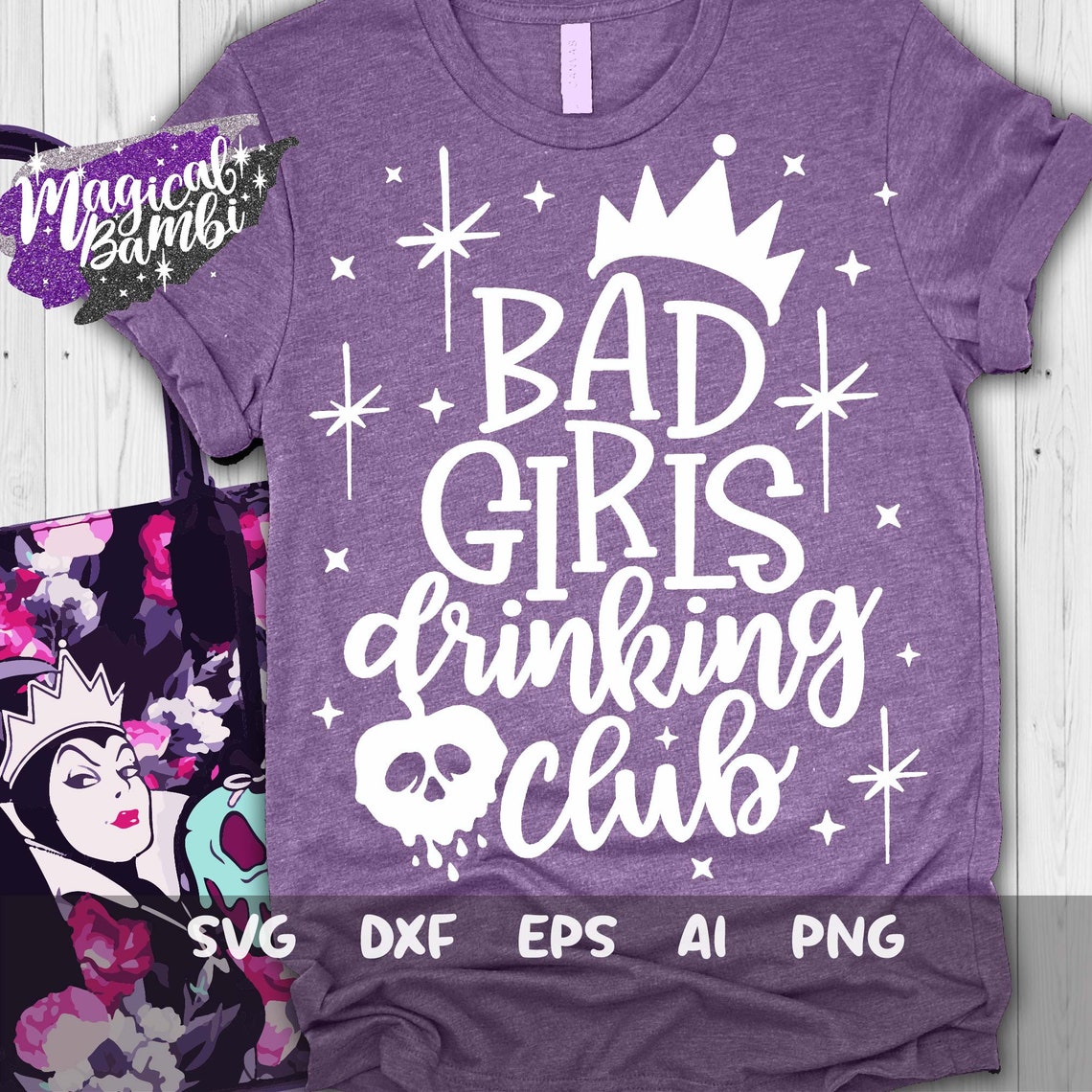 Bad Girls Drinking Club Svg Villain Svg Magical Castle Svg | Etsy