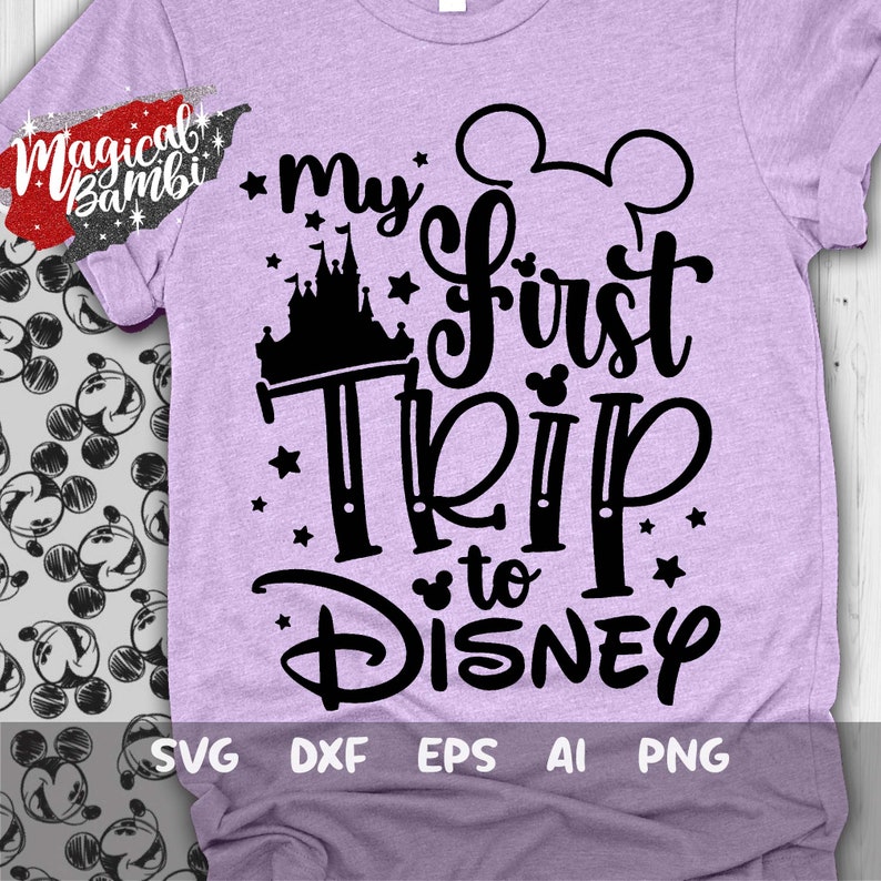 My First Trip Svg Vacation Svg Trip Svg Mouse Ears Svg | Etsy