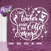This Teacher Runs on Coffee and Magic Svg, Magical Teacher Svg, Coffee ...