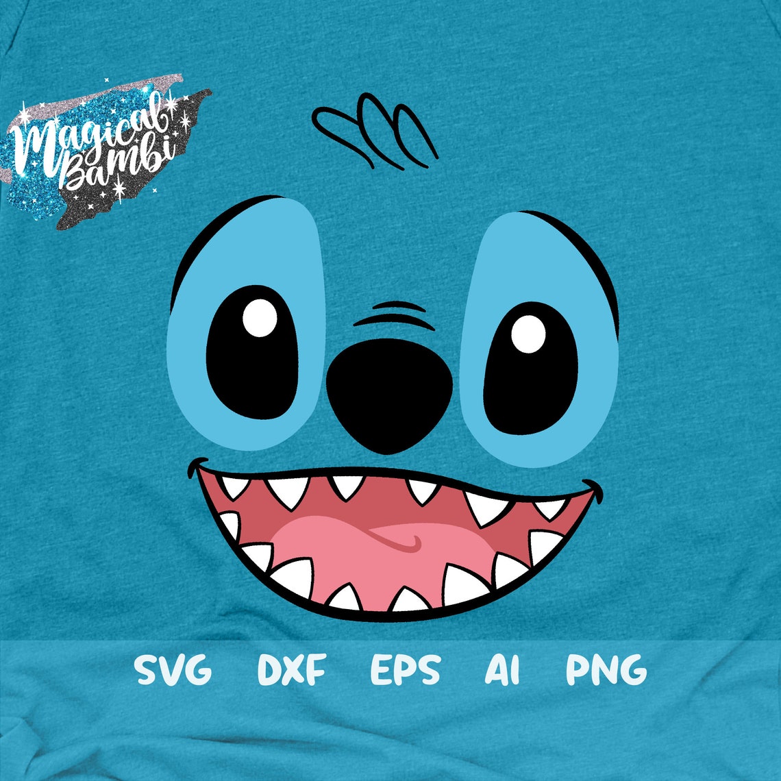 Stitch Face Svg Stitch Face Design Dxf Png Eps - Etsy