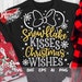 Snowflake Kisses Christmas Wishes SVG, Merry Christmas SVG, Christmas ...