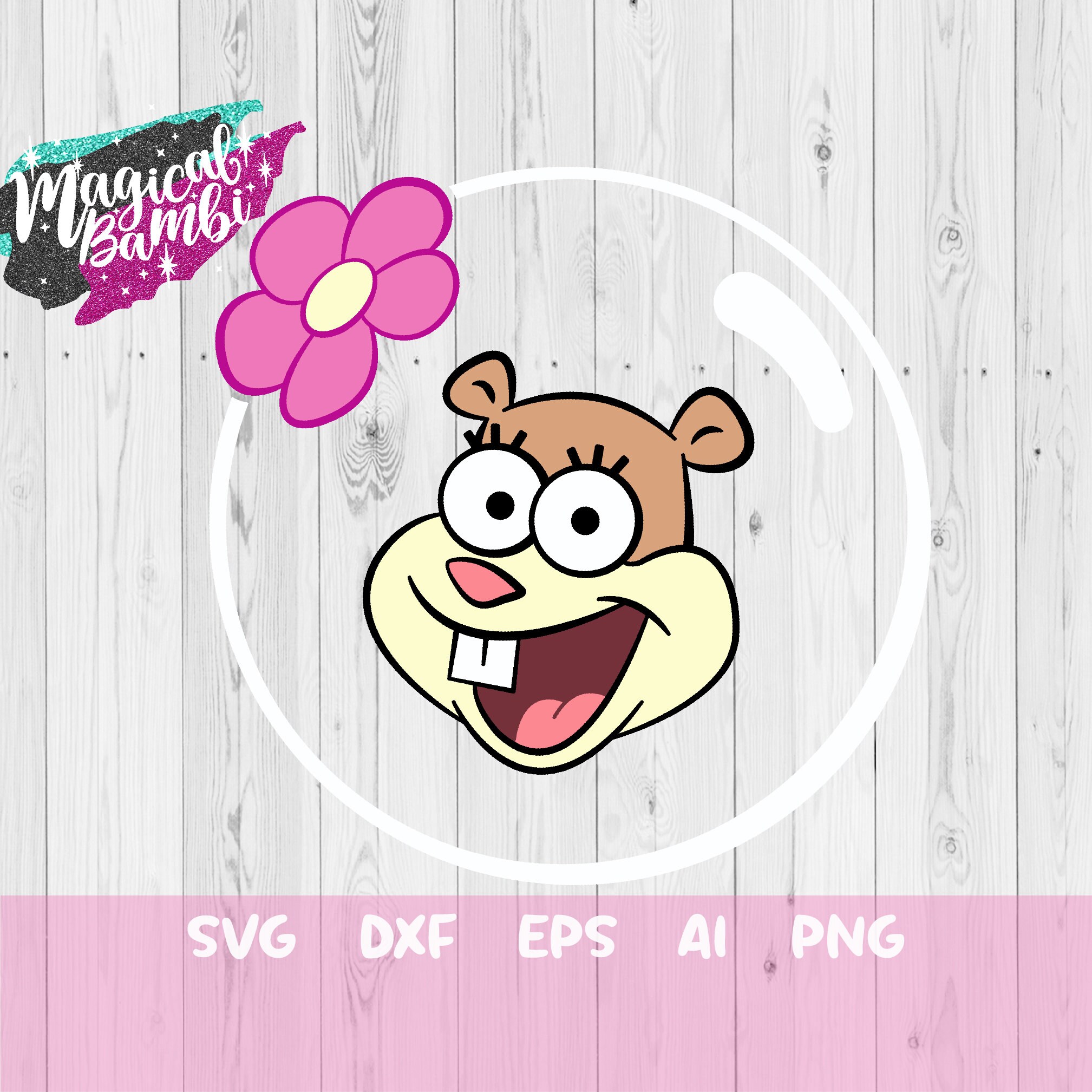Sandy Face Svg Sandy Cut File SpongeBob Square Pants Svg | Etsy