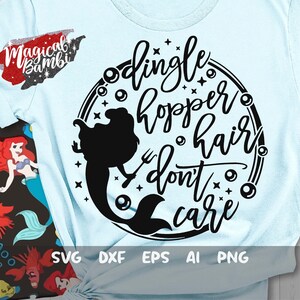 Dingle Hopper Hair Don't Care SVG, Dinglehopper Svg, Mermaid Svg ...