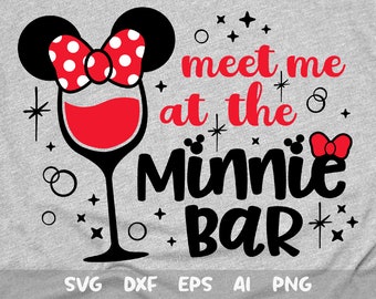 Minnie Bar Svg | Etsy
