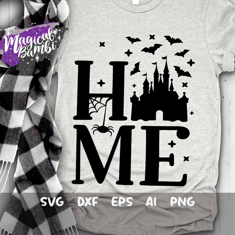 Home SVG Halloween Castle Svg Halloween Svg Spooky Castle - Etsy