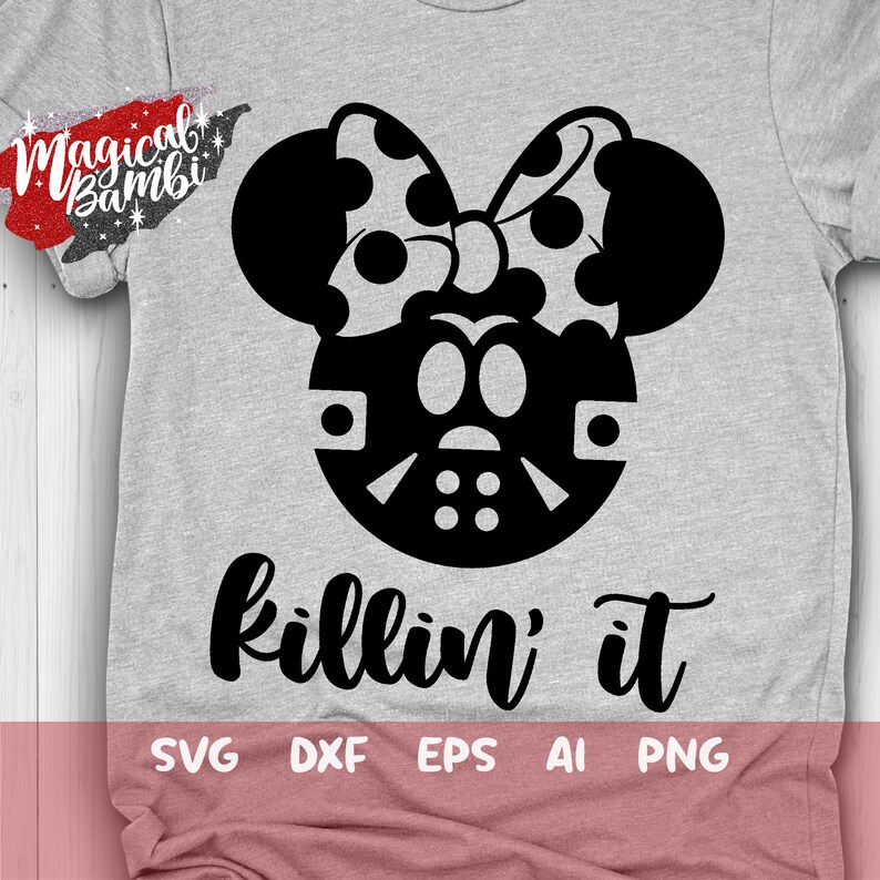 Killin' It Svg Jason Mouse Svg Friday 13th Svg Mouse - Etsy