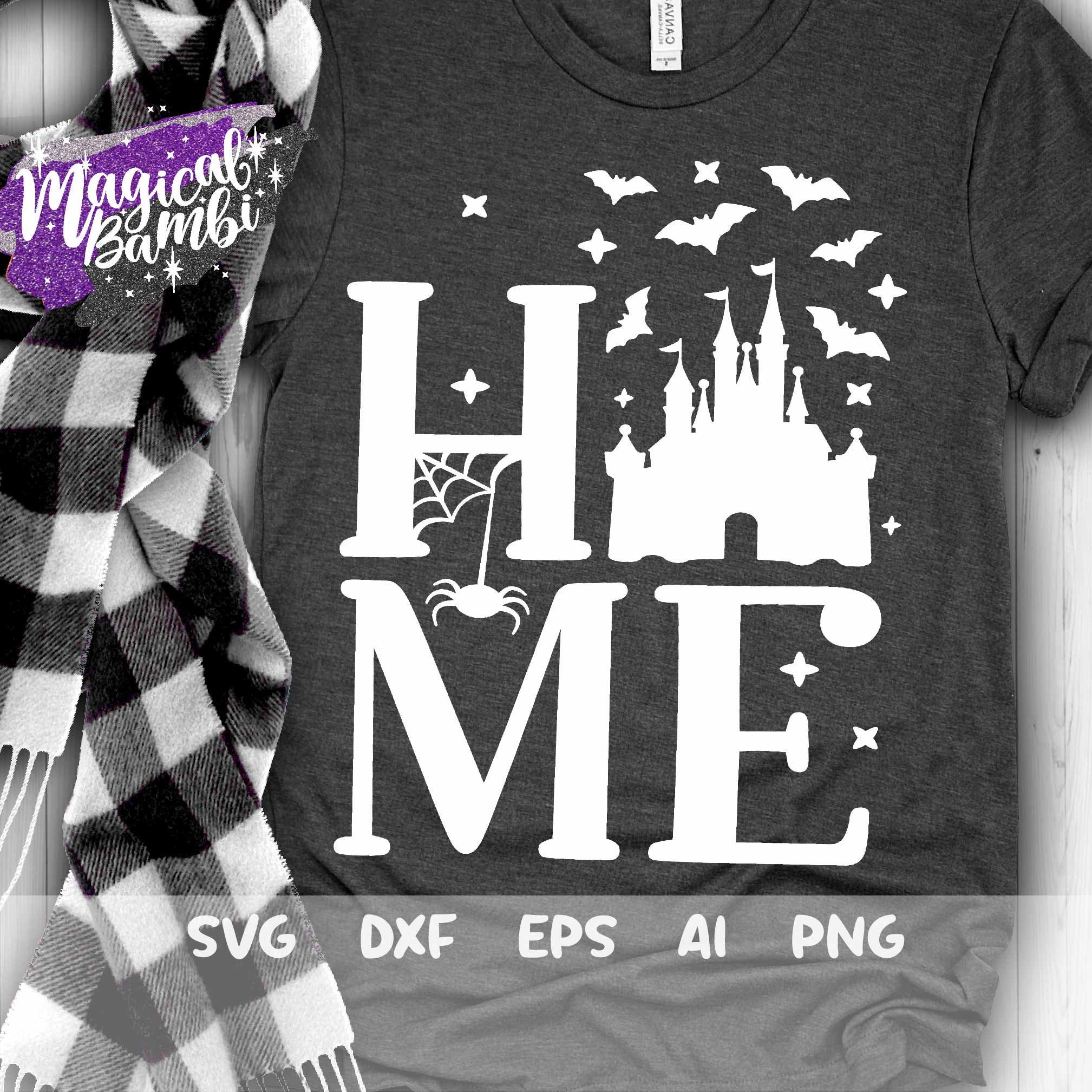 Home Svg Halloween Castle Svg Halloween Svg Spooky Castle - Etsy