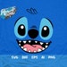 Stitch Face Svg, Stitch Face Design, Dxf, Png, Eps, - Etsy