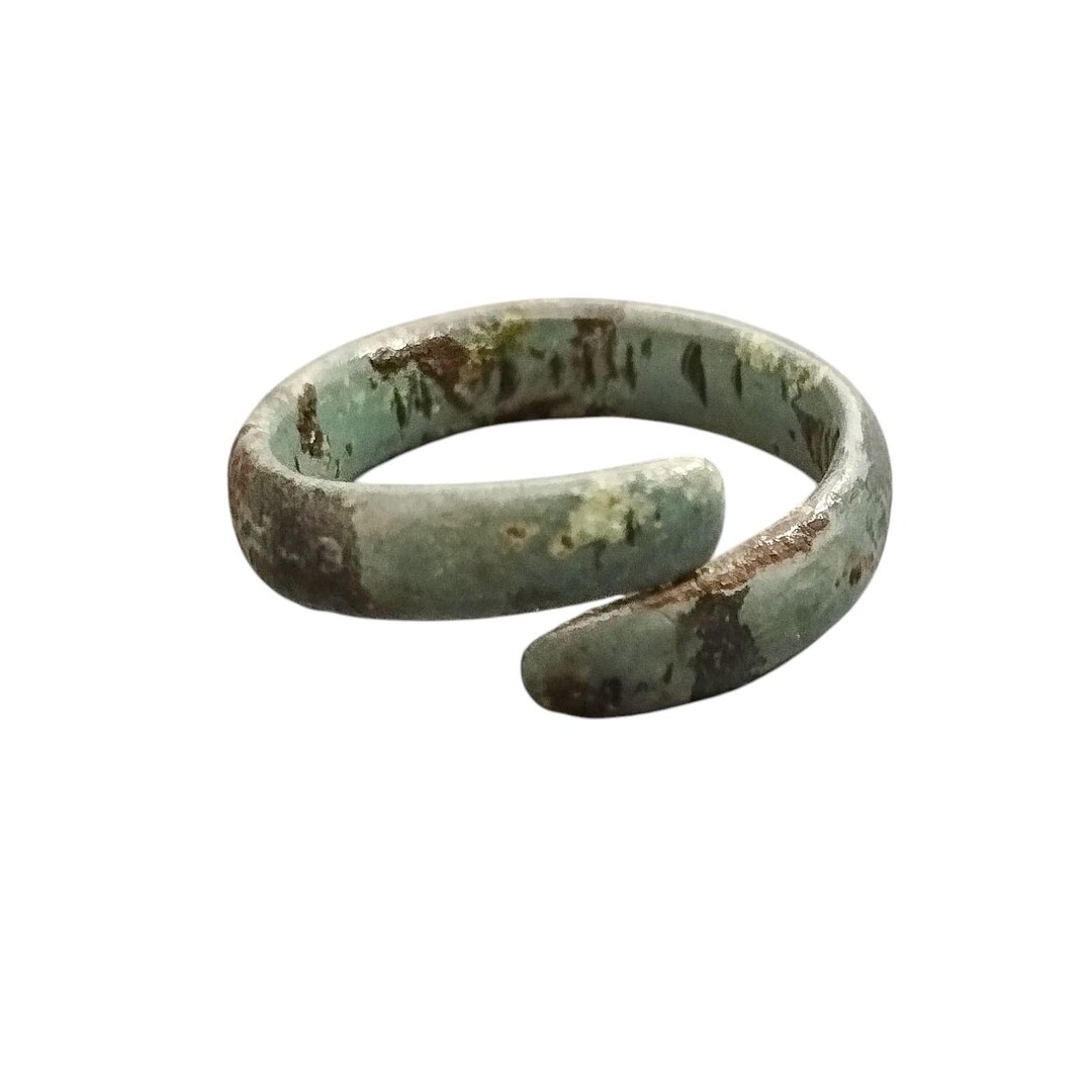Ancient Viking Bronze Ring – 7th–10th Century Norse Artifact – Original ...