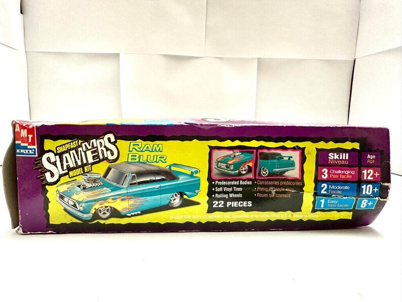 Amt Snapfast Slammers Ram Blur Rambler1 25 Plastic Model Kit Open Box ...