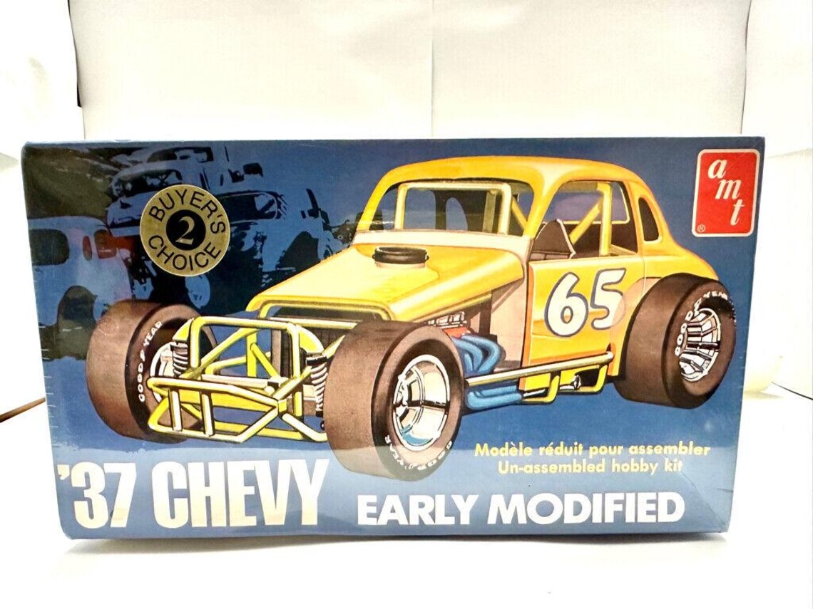 Amt 6087 1/25 Scale '37 Chevy Early Modified Plastic Model Kit - Etsy