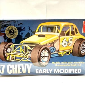 Amt 6087 1/25 Scale '37 Chevy Early Modified Plastic Model Kit - Etsy