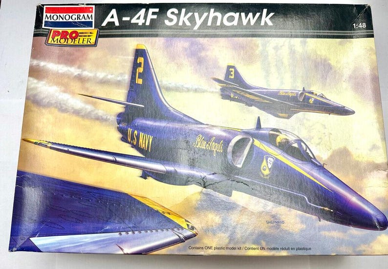 1/48 Monagram Pro Modeler A4f (hasegawa) Open Box - Etsy