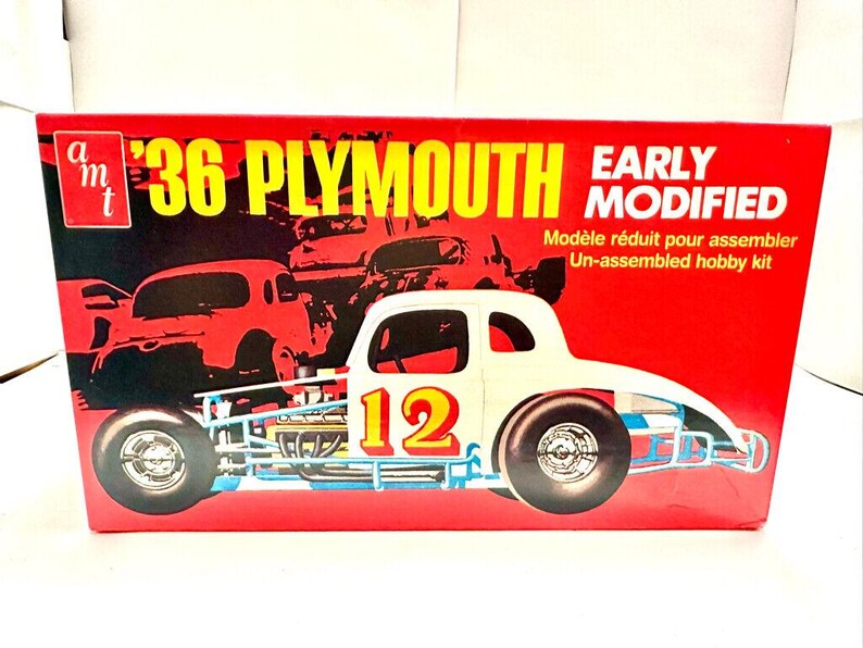 Amt 36 Plymouth Early Modified Factory Sealed Model Car 8667 - Etsy