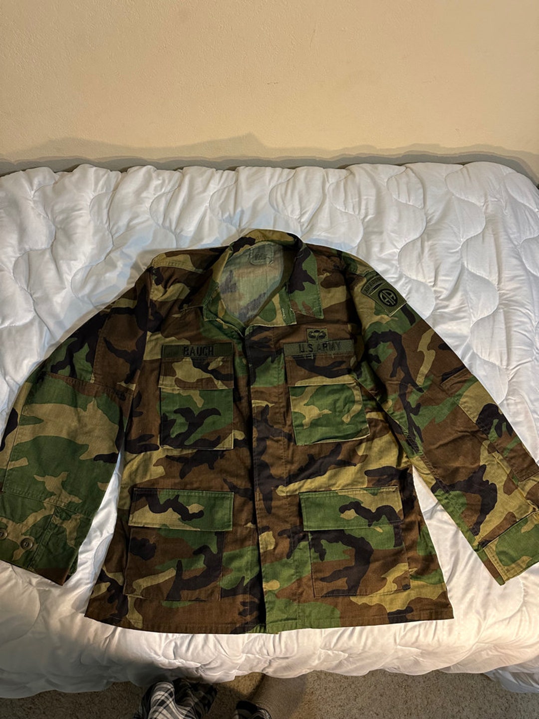 Authentic Airborne Military Jacket Size Medium Short - Etsy