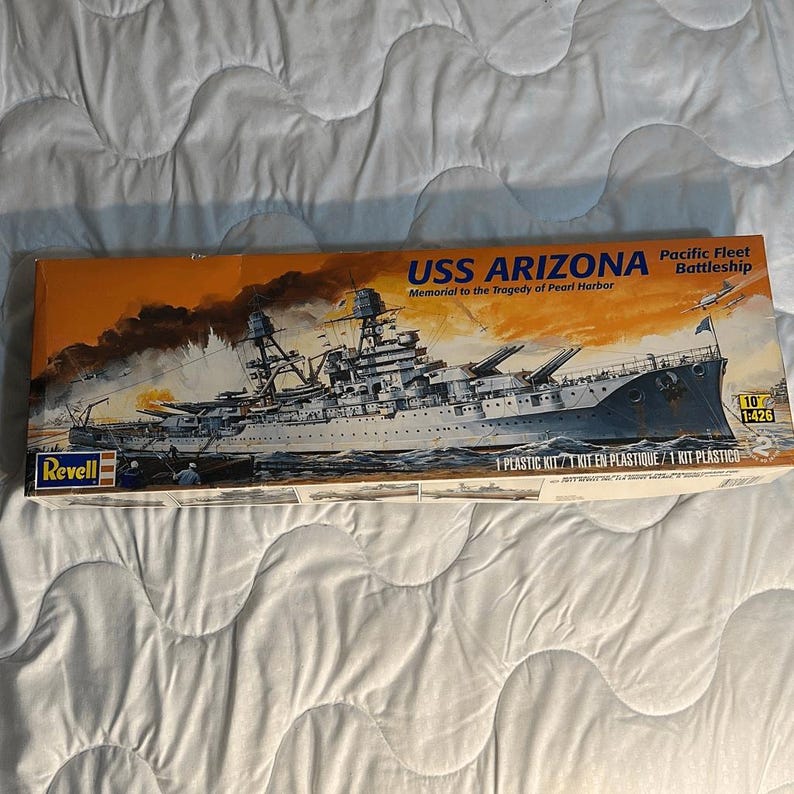 Uss Arizona 1:426 Revell Model Kit. Complete - Etsy