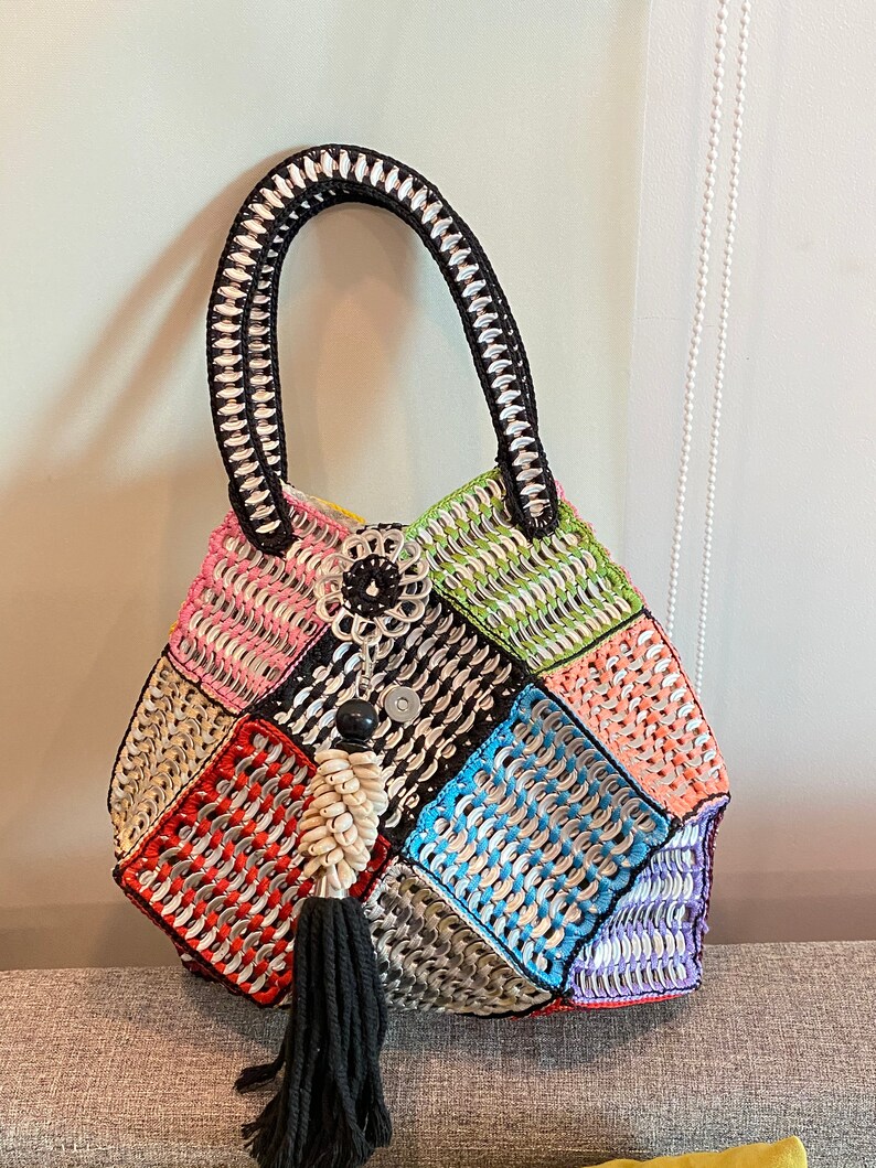 Aluminium Can Pop Tab Handbags - Etsy