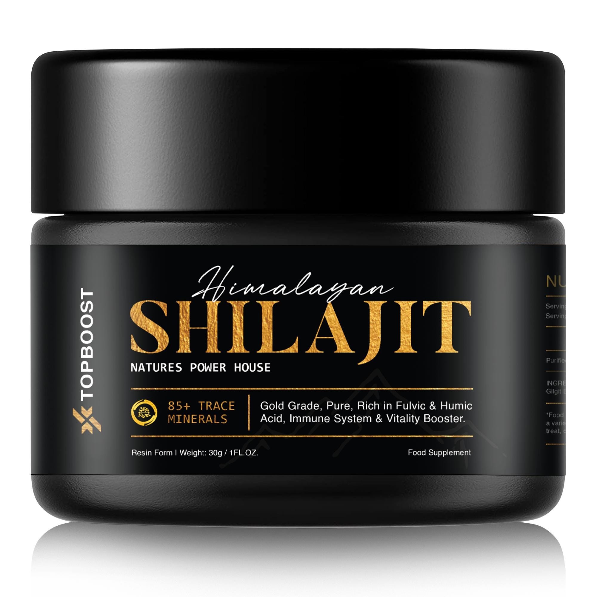 Shilajit Himalayan Shilajit Resin 30g - 100% Pure Shilajit With Fulvic ...